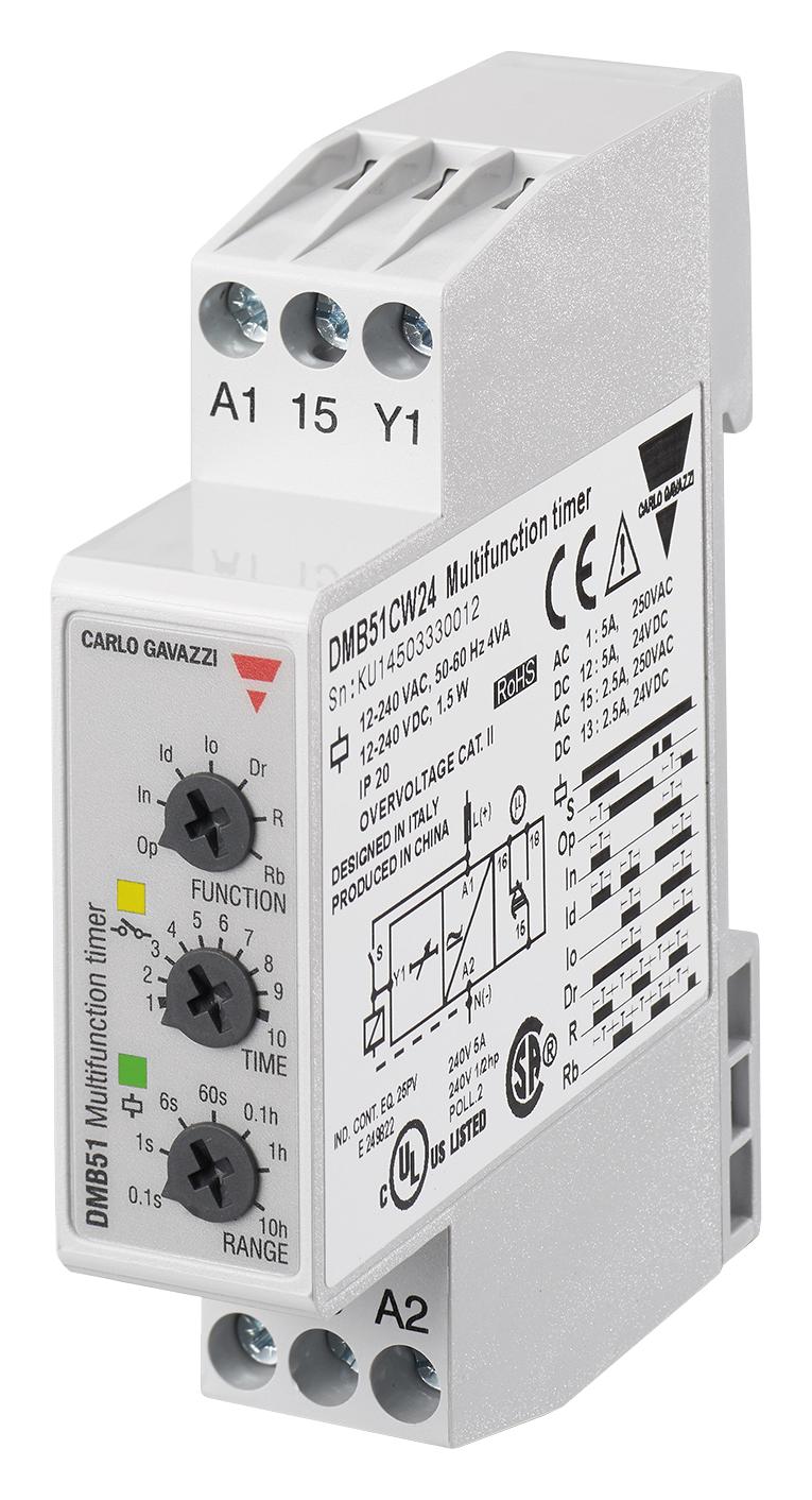 DMB51CM24 - Carlo Gavazzi - Analogue Timer, DMB51, Multifunction