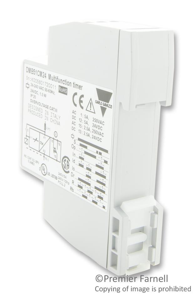 DMB51CM24 - Carlo Gavazzi - Analogue Timer, DMB51, Multifunction