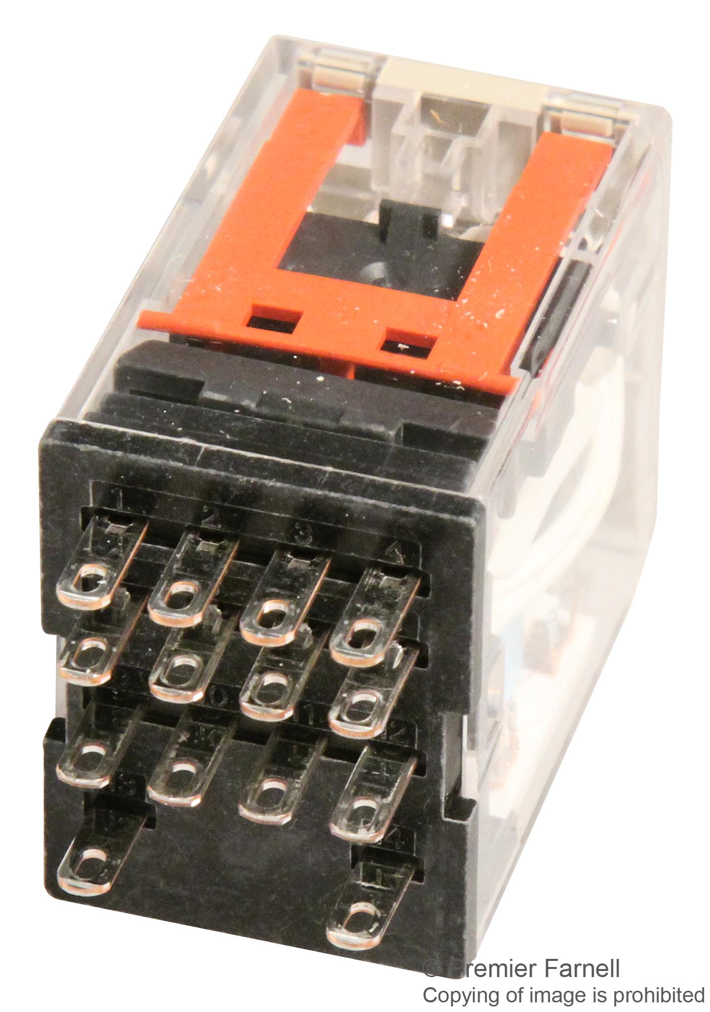 MY4 DC24 - Omron Industrial Automation - Power Relay, Miniature, 4PDT