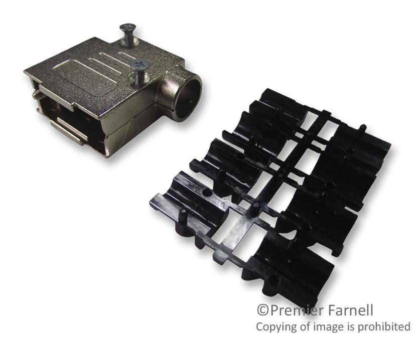 DSZK9-K - Ossi - D Sub Backshell, Shielded, DSZK