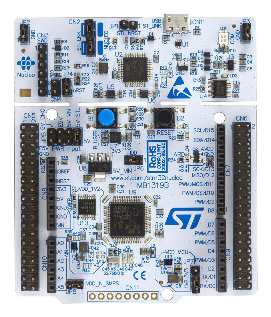 NUCLEO-L452RE-P - Stmicroelectronics - Development Board, Nucleo, STM32 MCUS