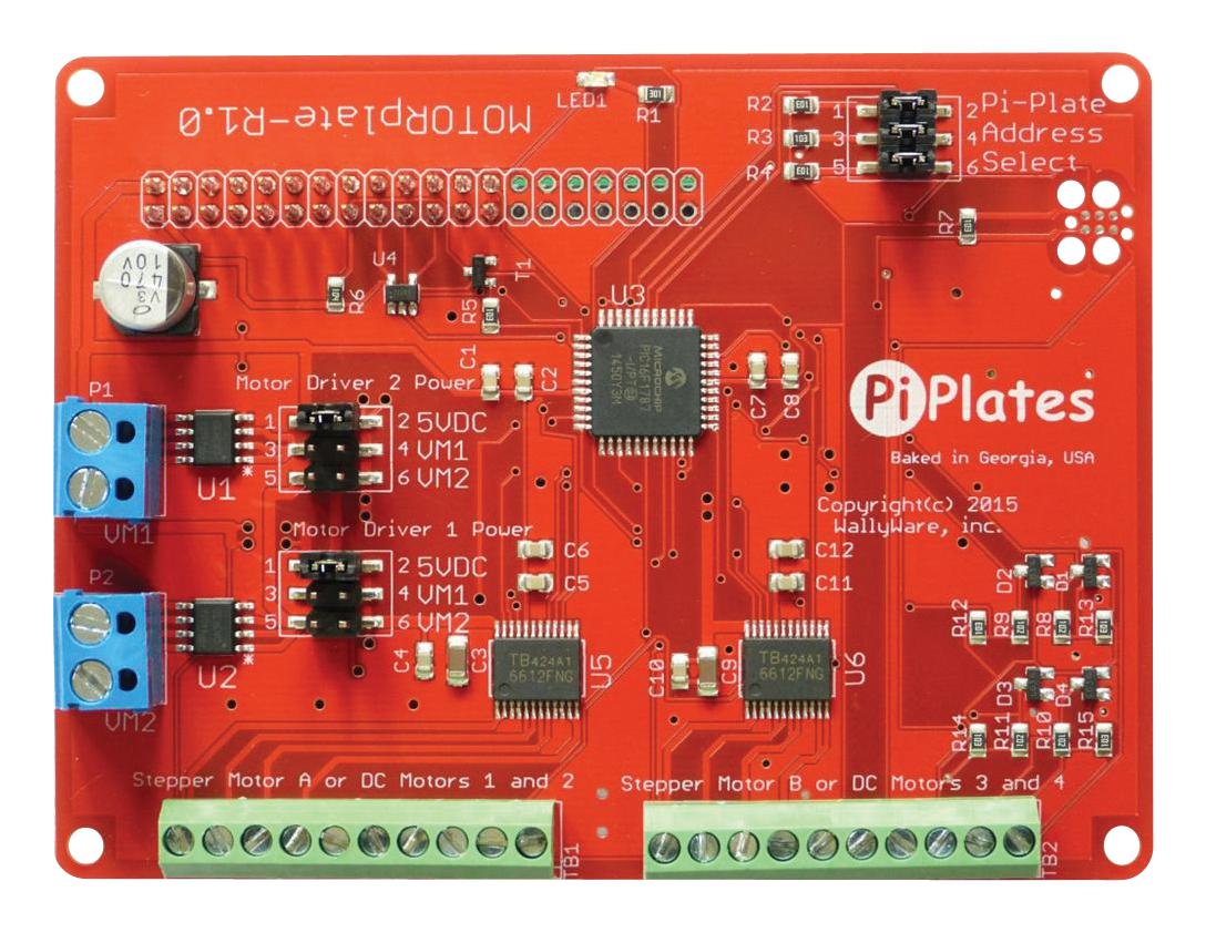 MOTORPLATE - Pi-plates - Development Board, Motor Control HAT For ...