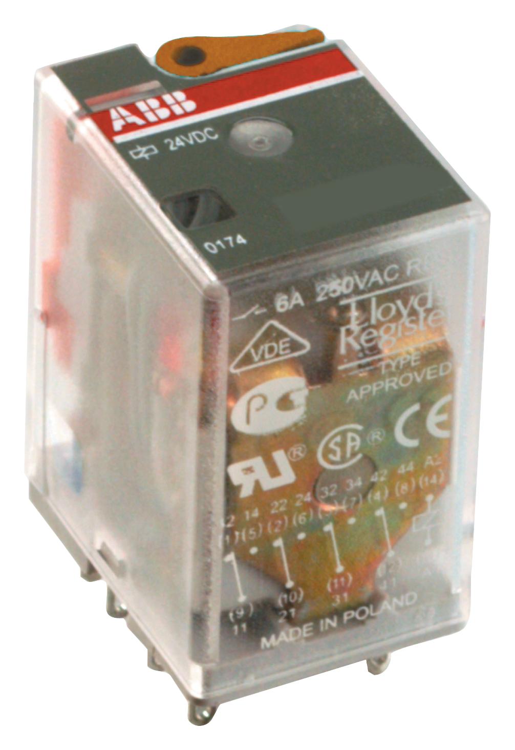 1SVR405613R3100 - Abb - Power Relay, Interface, 4PDT