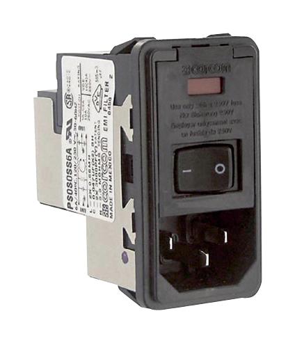 PS0S0DS6A - Corcom - Te Connectivity - Filtered IEC Power Entry Module ...