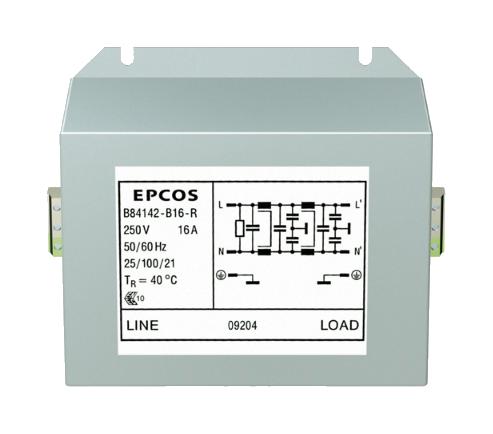B84142B0025R000 - Epcos - Power Line Filter, General Purpose, 250 VAC