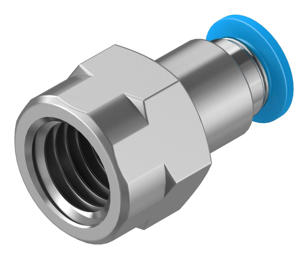QSF-1/4-6-B - Festo - Pneumatic Fitting, Push-In Fitting, G1/4