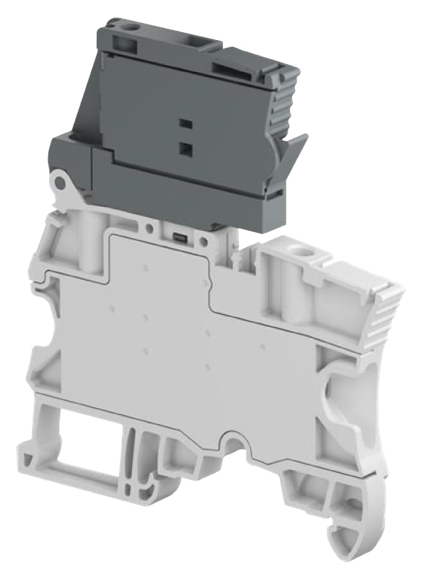 1SNK506410R0000 - Entrelec - Te Connectivity - DIN Rail Mount Terminal Block, 2 Ways, 24 AWG