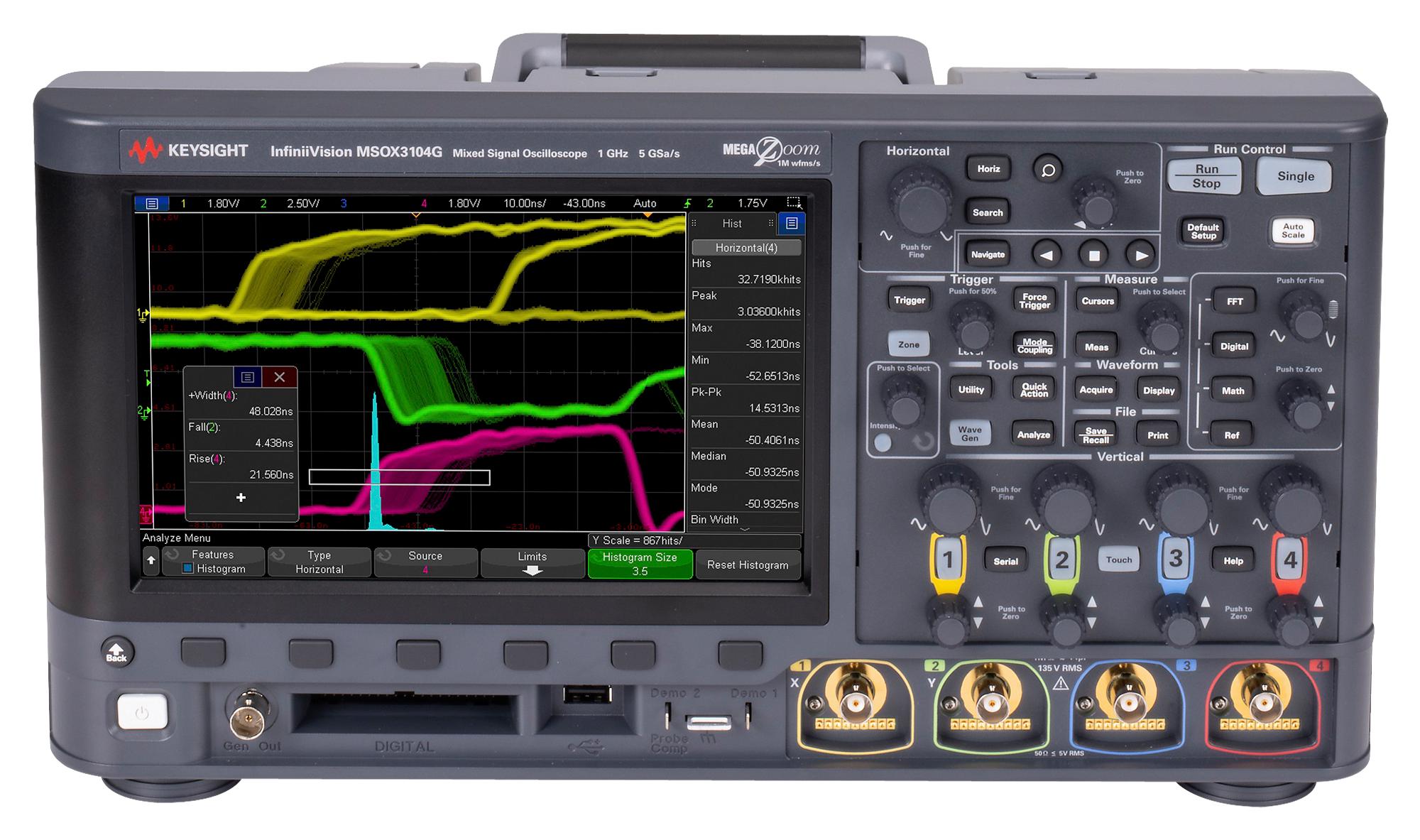 MSOX3014G - Keysight Technologies - MSO / MDO Oscilloscope ...