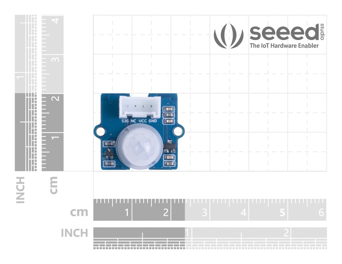 101020793 - Seeed Studio - PIR Motion Sensor Board with Cable, Digital ...