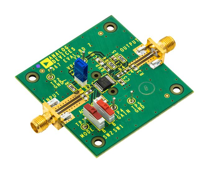 AD8367-EVALZ - Analog Devices - Evaluation Board, AD8367, Linear-in-dB Variable Gain Amplifier