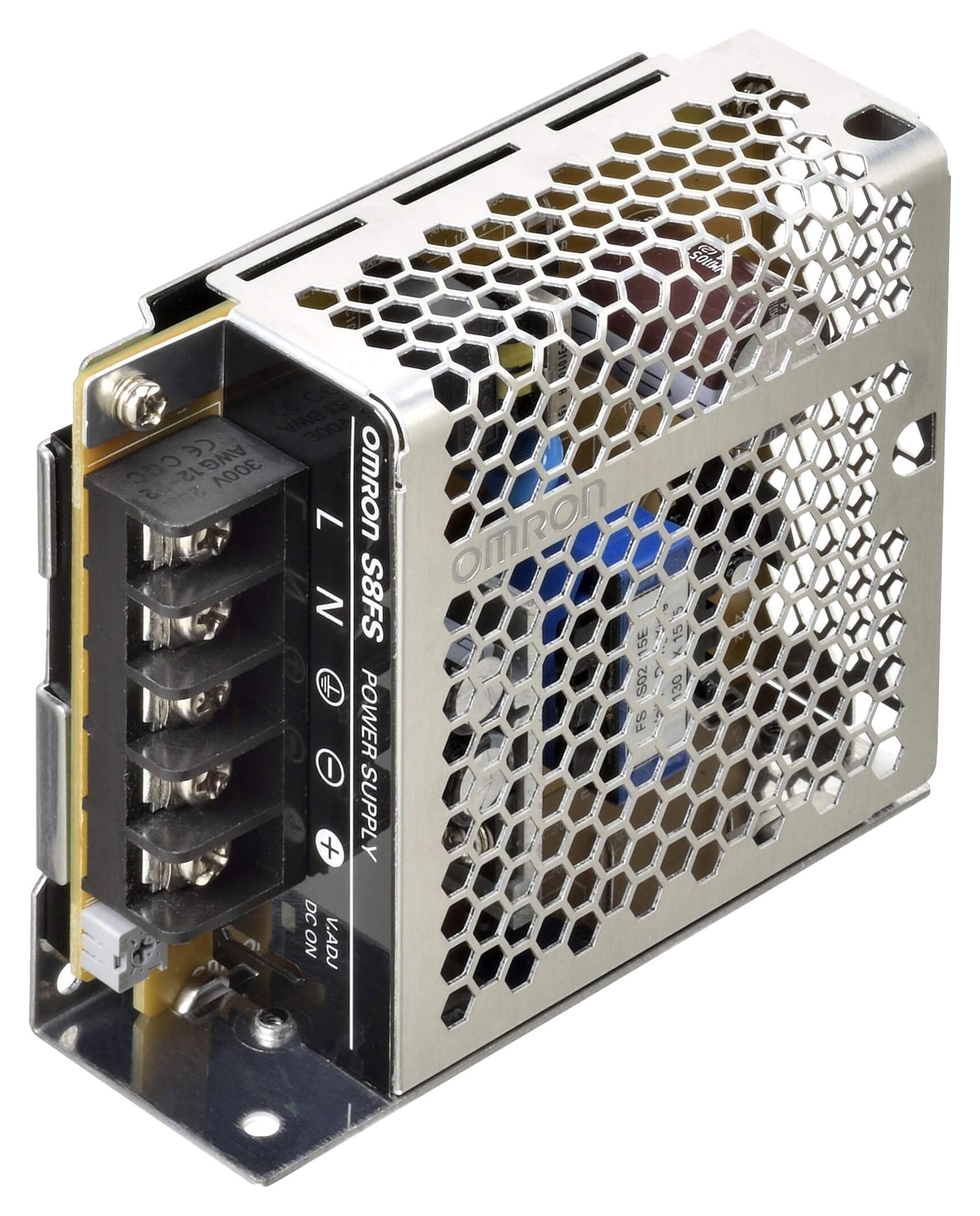 S8FS-C02524 - Omron Industrial Automation - AC/DC Enclosed Power Supply (PSU), 120 to 370VDC, ITE