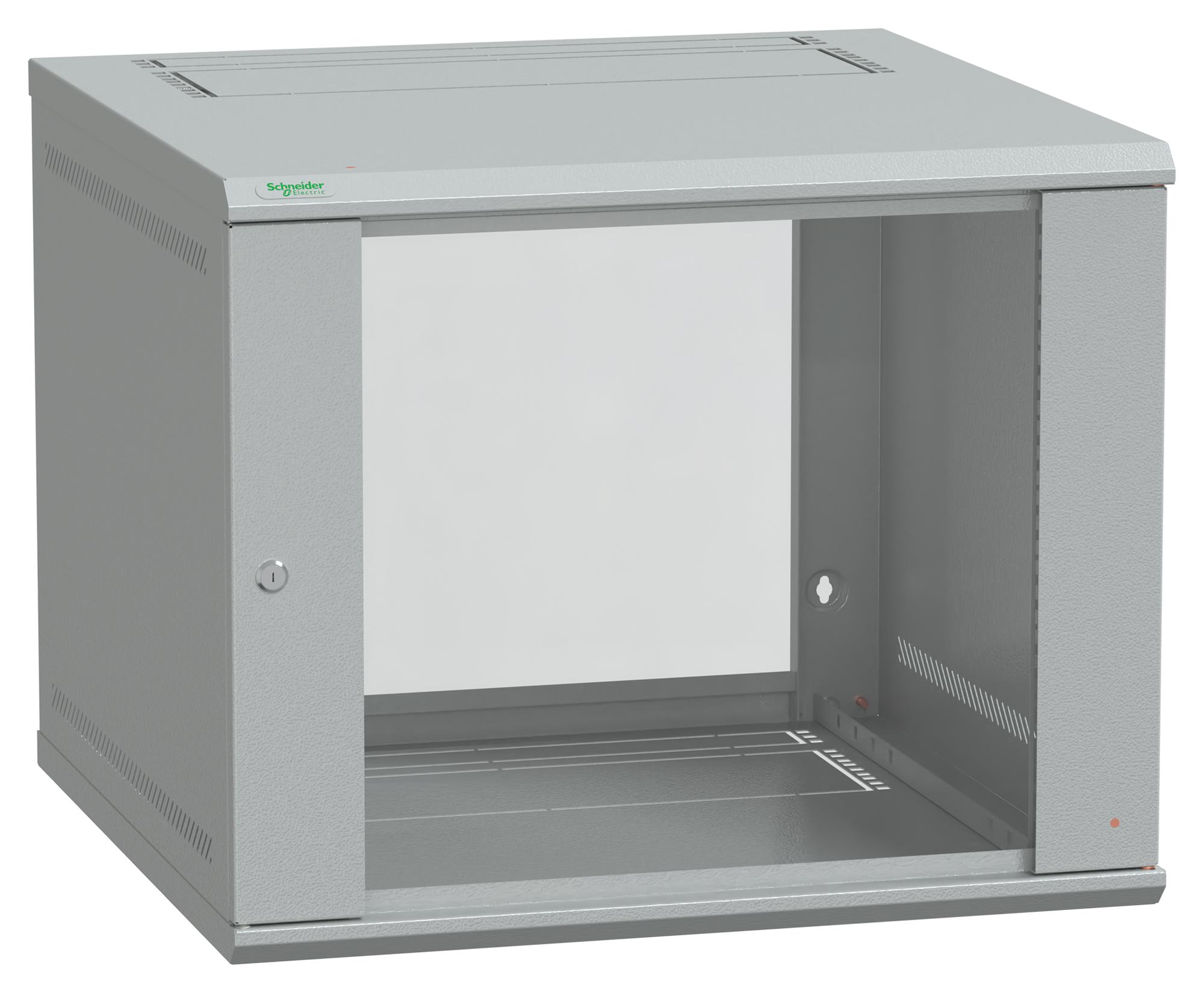 NSYKDB9U4F - Schneider Electric - 19" Wall Cabinet, 9U, Steel
