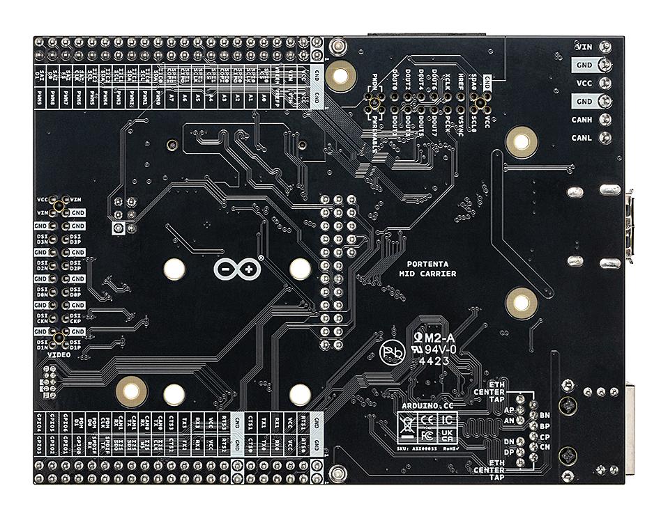 ASX00055 - Arduino - Portenta Mid Carrier, 5V, Arduino Portenta X8