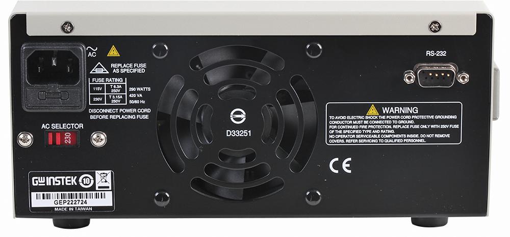 PSP-603 - Gw Instek - Bench Power Supply, Switching DC, Programmable