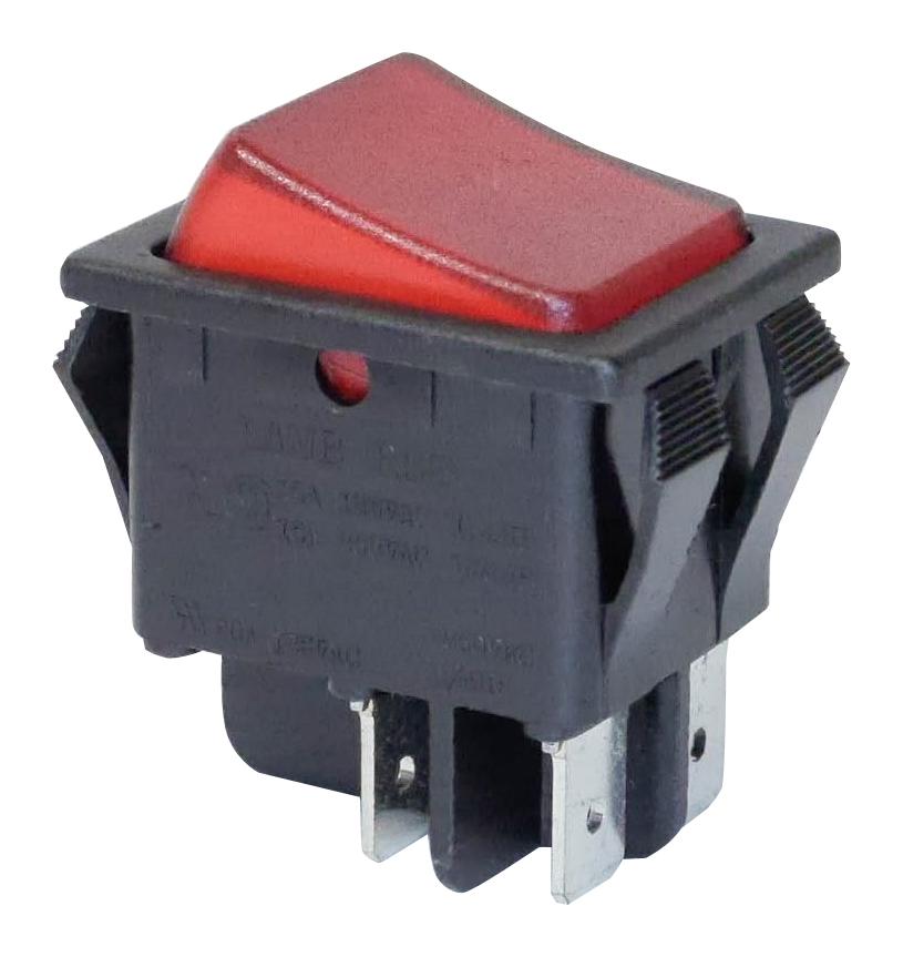 RB242D1000-116. - E-switch - ROCKER SWITCH, ILLUM, DPST