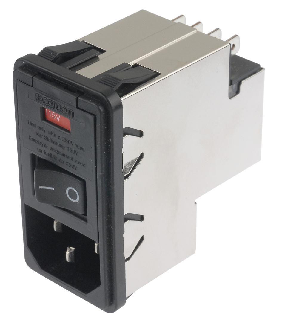 Ps0sxds6b Corcom Te Connectivity Power Entry Module Plug 6a