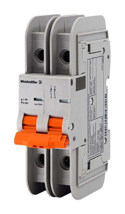 2477450000 - Weidmuller - THERMAL MAG CKT BREAKER, 2P, 20A