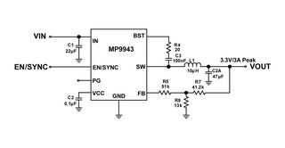 MP9943GQ-P - Monolithic Power Systems (mps) - DC-DC Switching Synchronous Buck Regulator, 4V-36V ...